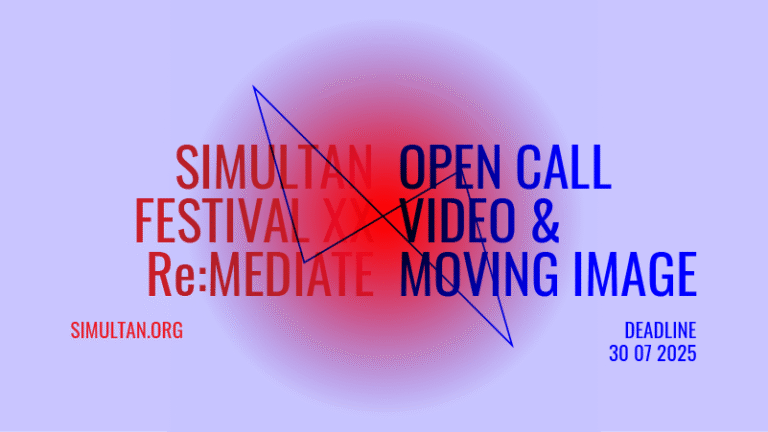 OPEN CALL — SIMULTAN 2025 Re:MEDIATE
